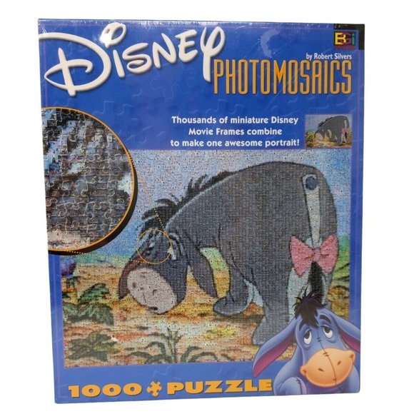 Disney | Games | Disney Photomosaics Jigsaw Puzzle Eeyore Winnie The ...